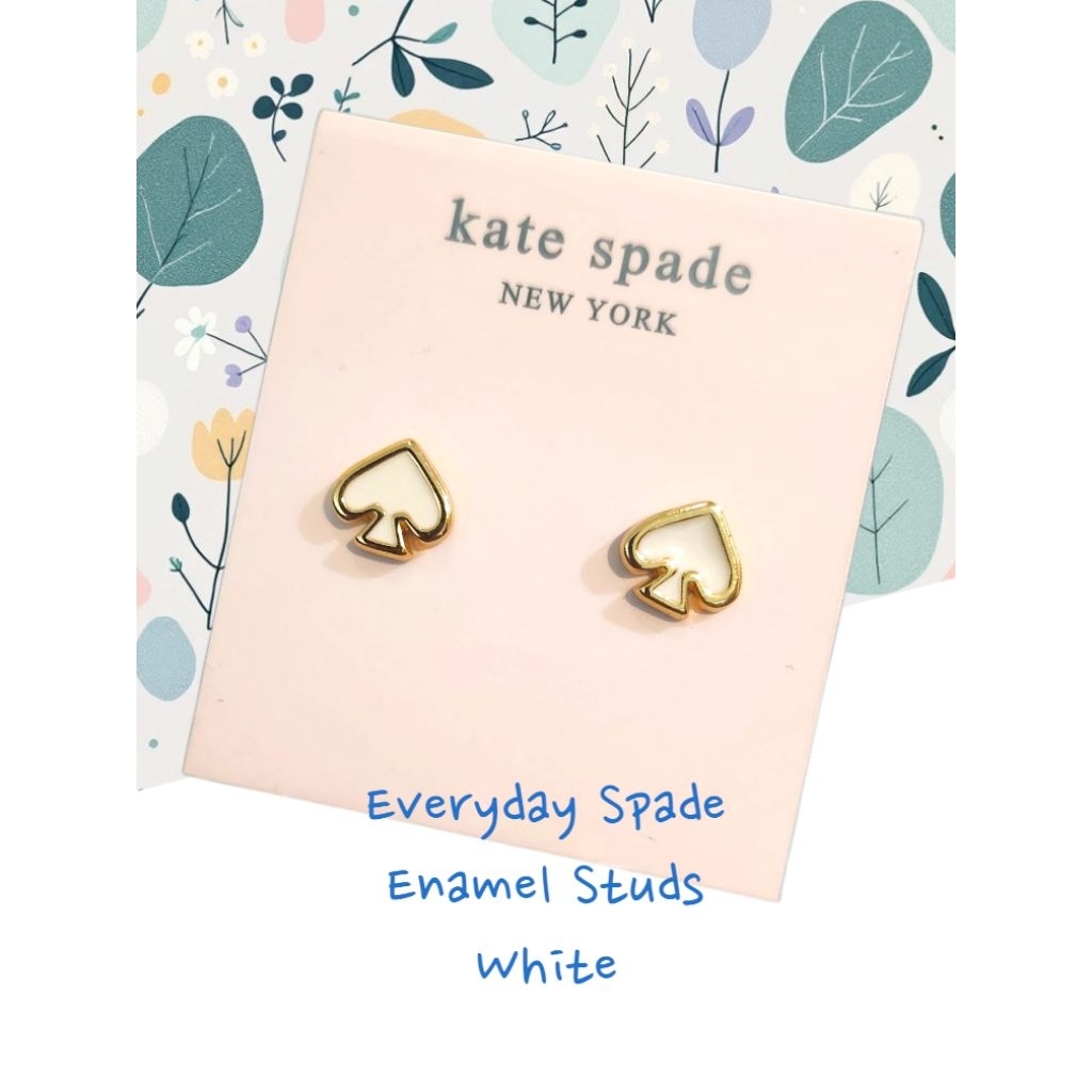 ต่างหู Everyday Spade Enamel Studs | Shopee Thailand