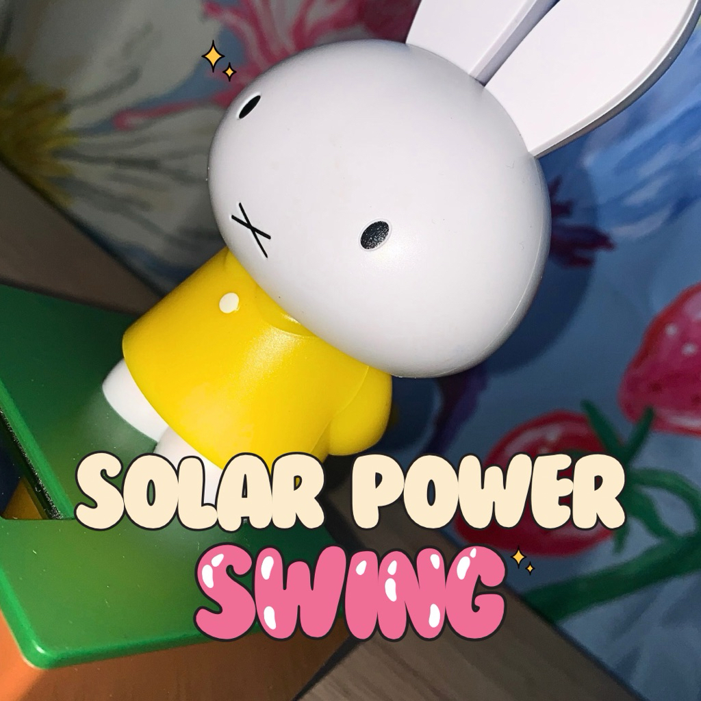 โซล่าเซลล์ Miffy [Solar Power Swing] | Shopee Thailand