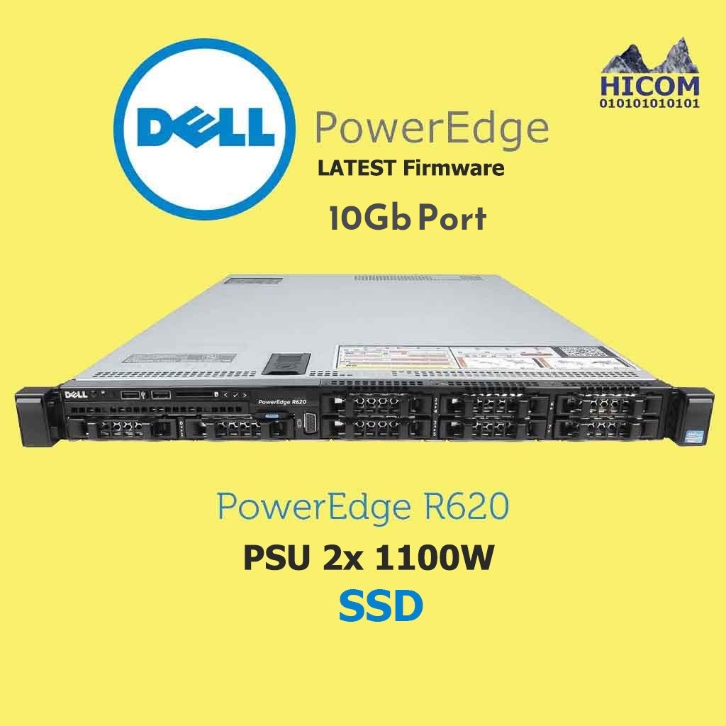 Dell R620 Server 24C 48T RAM 128GB 2xE5-2697v2 ECC RDIMM SSD 500GB ...