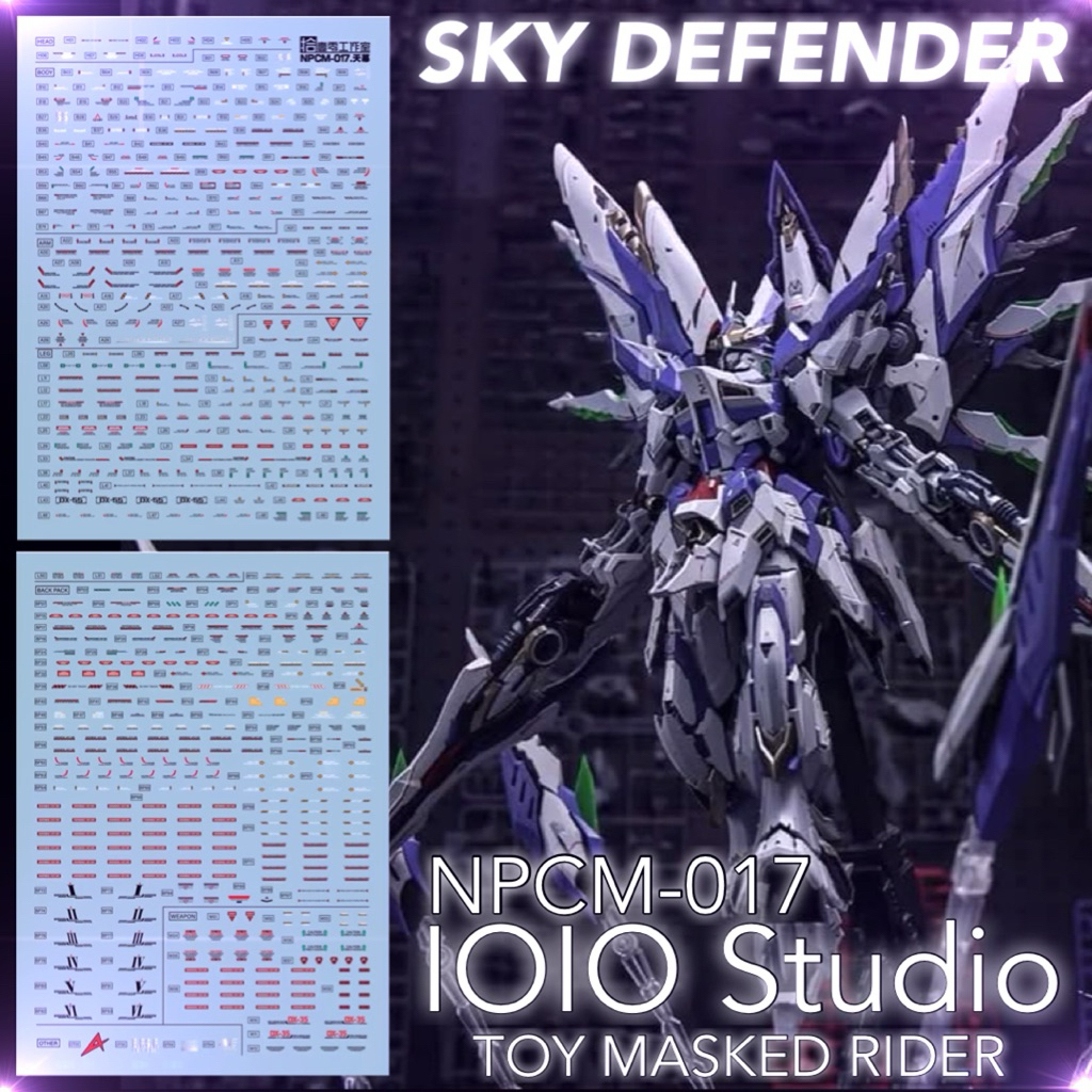 ⬜️🟪พร้อมส่ง ดีคอลน้ำ 1010 Studio DECAL 1/72 SKY DEFENDER ดีคอลน้ำความ ...