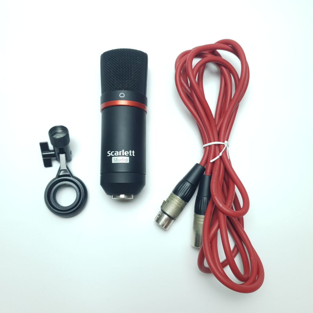 ไมโครโฟน Focusrite รุ่น Scarlett Cm25 mkii สภาพสวย+ สาย xlr | Shopee ...