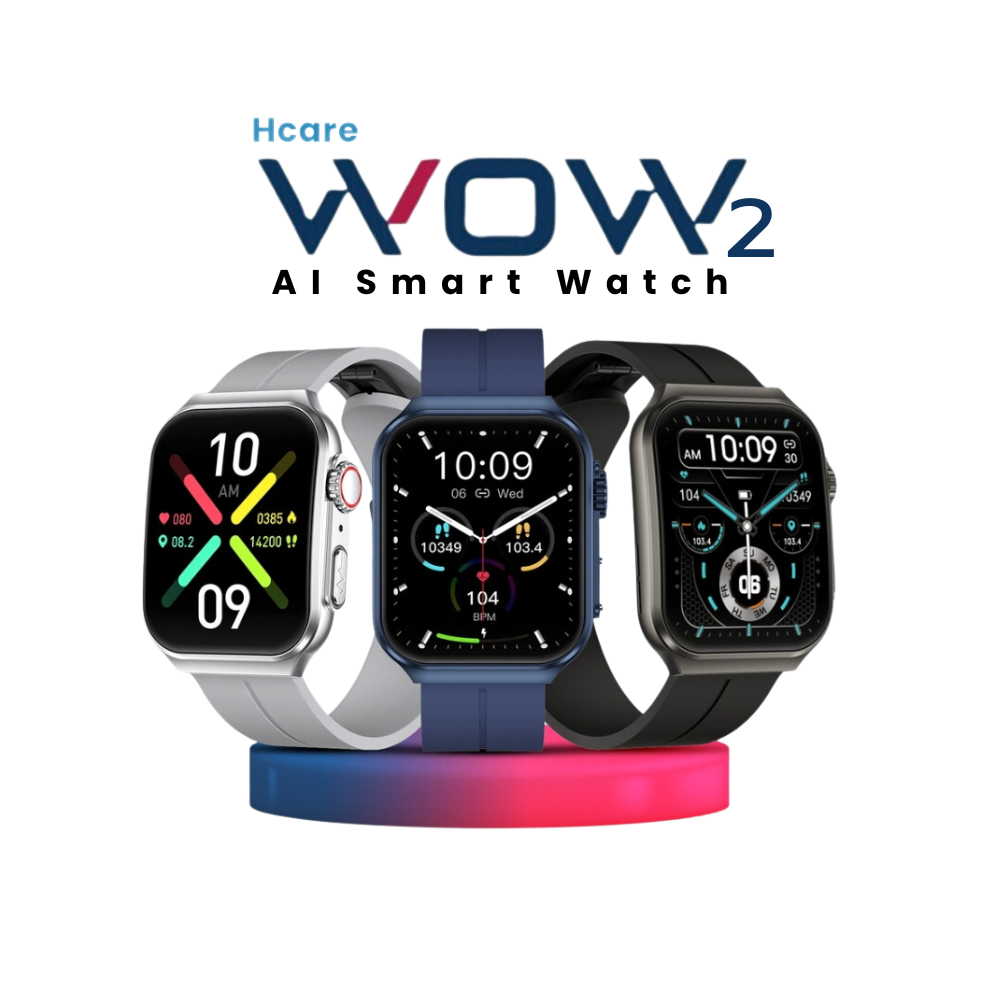 [ส่งฟรี] Hcare Wow 2 Smartwatch : นาฬิกาสมาร์ทวอทช์ ความดัน ECG รับสาย ...