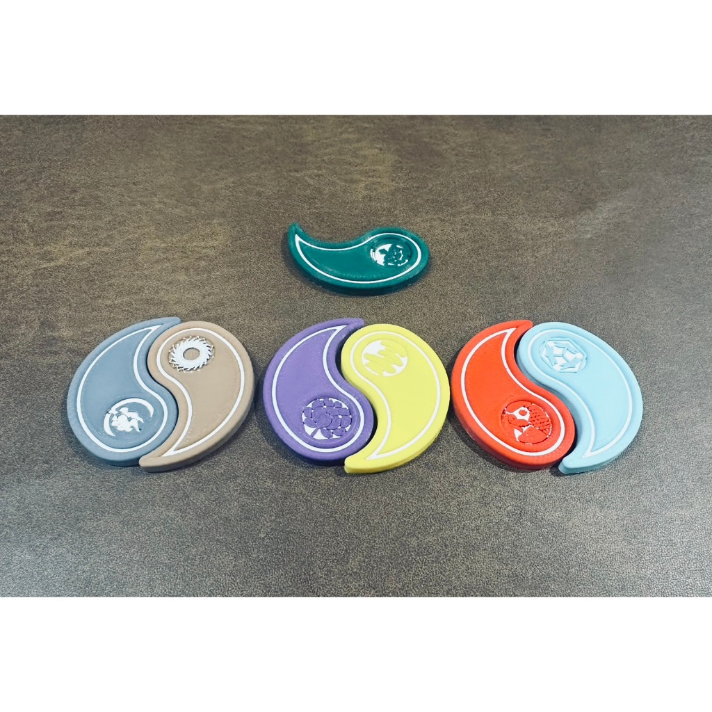 [Plastic] Rising Sun Board Game: Alliance Tokens - ชุดอัพเกรดโทเค่น ...