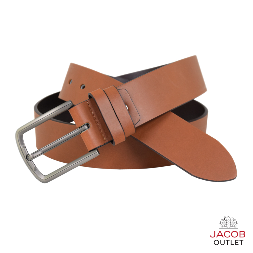 JACOB เข็มขัดผู้ชาย สีน้ำตาล - รุ่น 52227 | Shopee Thailand