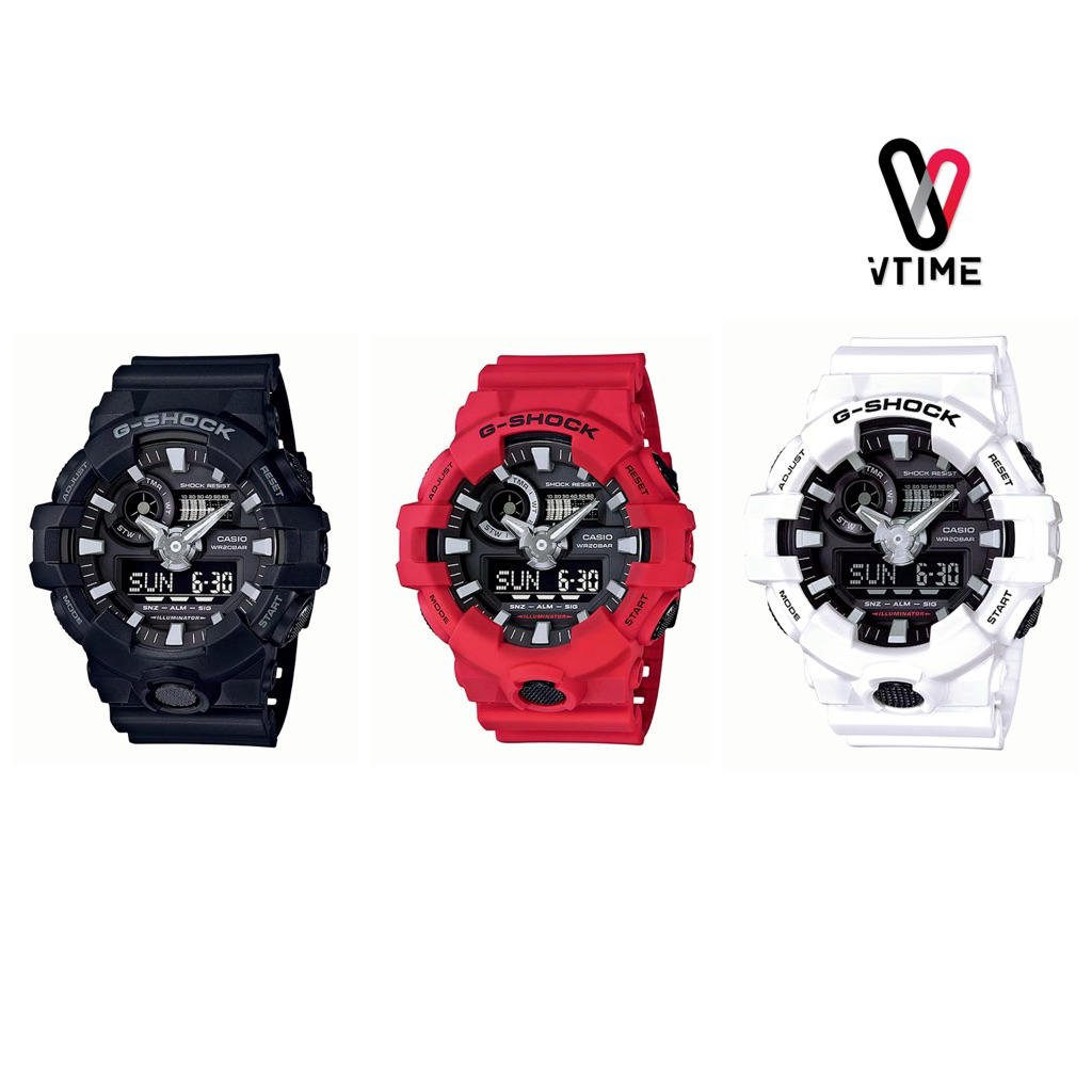 G-SHOCK นาฬิกาผู้ชาย รุ่น GA-700-1B | GA-700-4A | GA-700-7A | Shopee ...