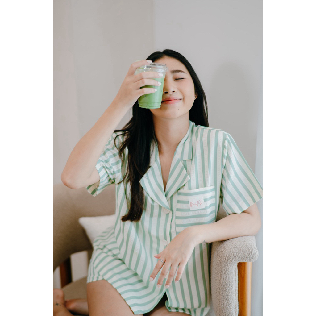 Mys homewear - Where comfort meets calm.(Green) | Shopee Thailand