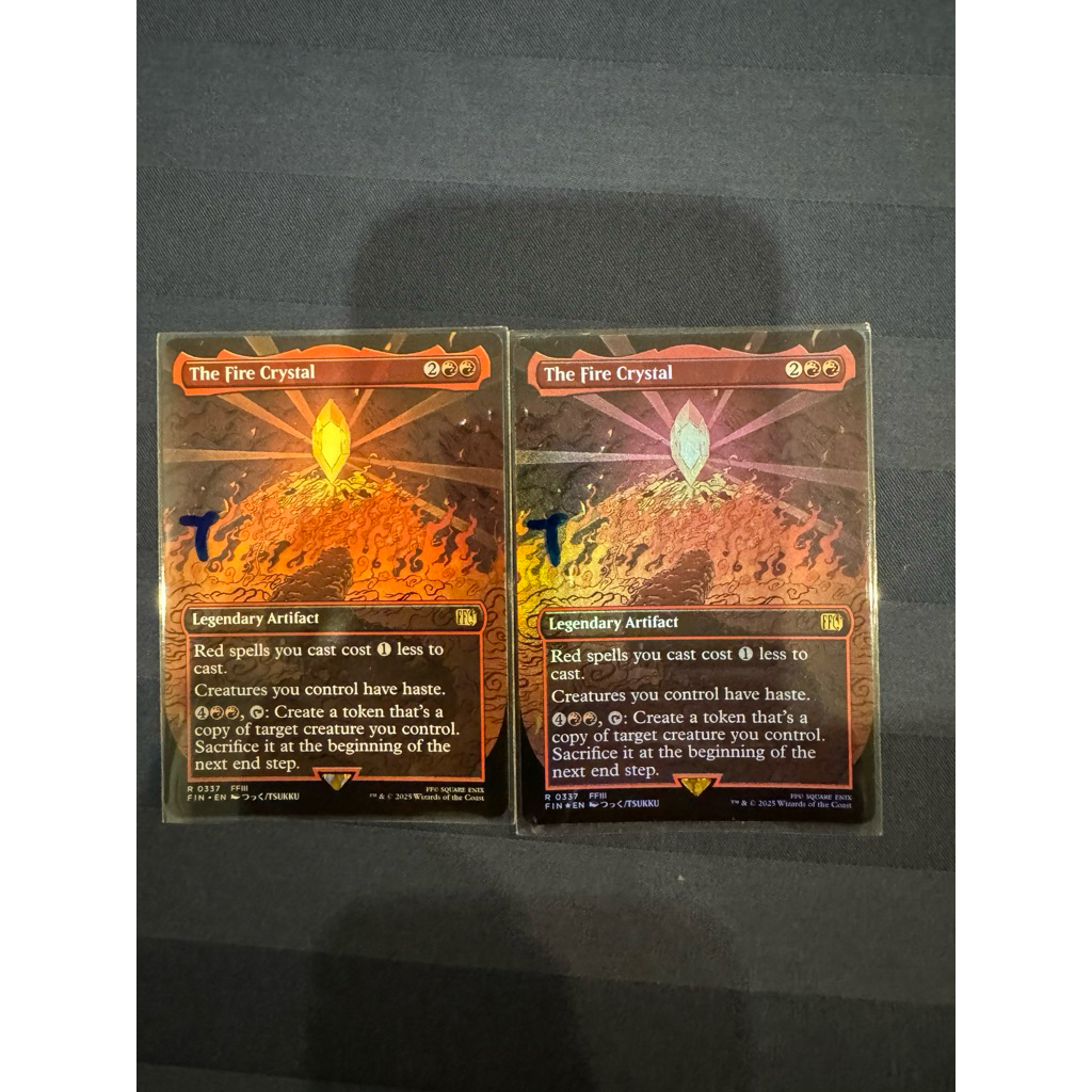 MTG Final Fantasy Variants: The Fire Crystal (0337 - Borderless ...