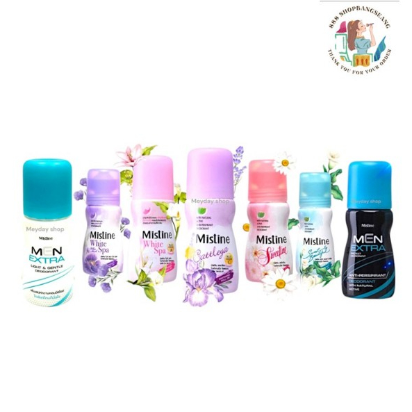 Mistine Whitening Roll On/ Men Extra Protect Deodorant 35 ml. มิสทิน ...