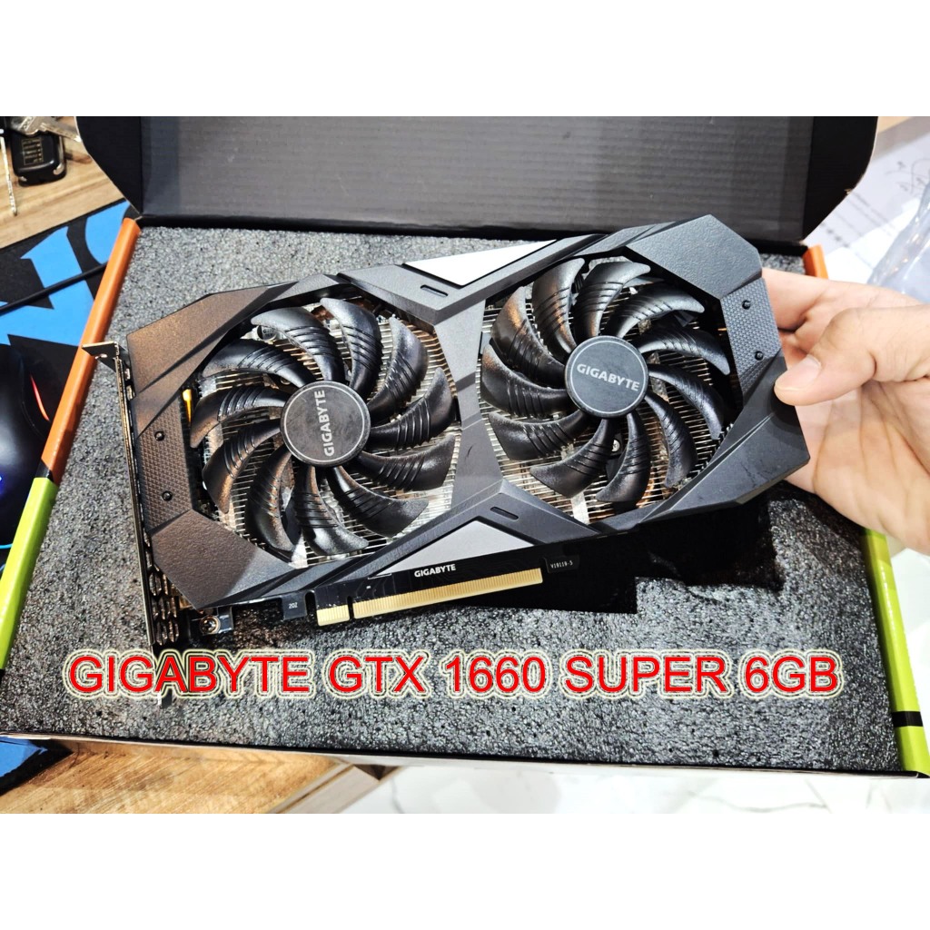 การ์ดจอ เล่นเกมส์ ลื่นๆ GIGABYTE GTX 1660 SUPER 6G | Shopee Thailand