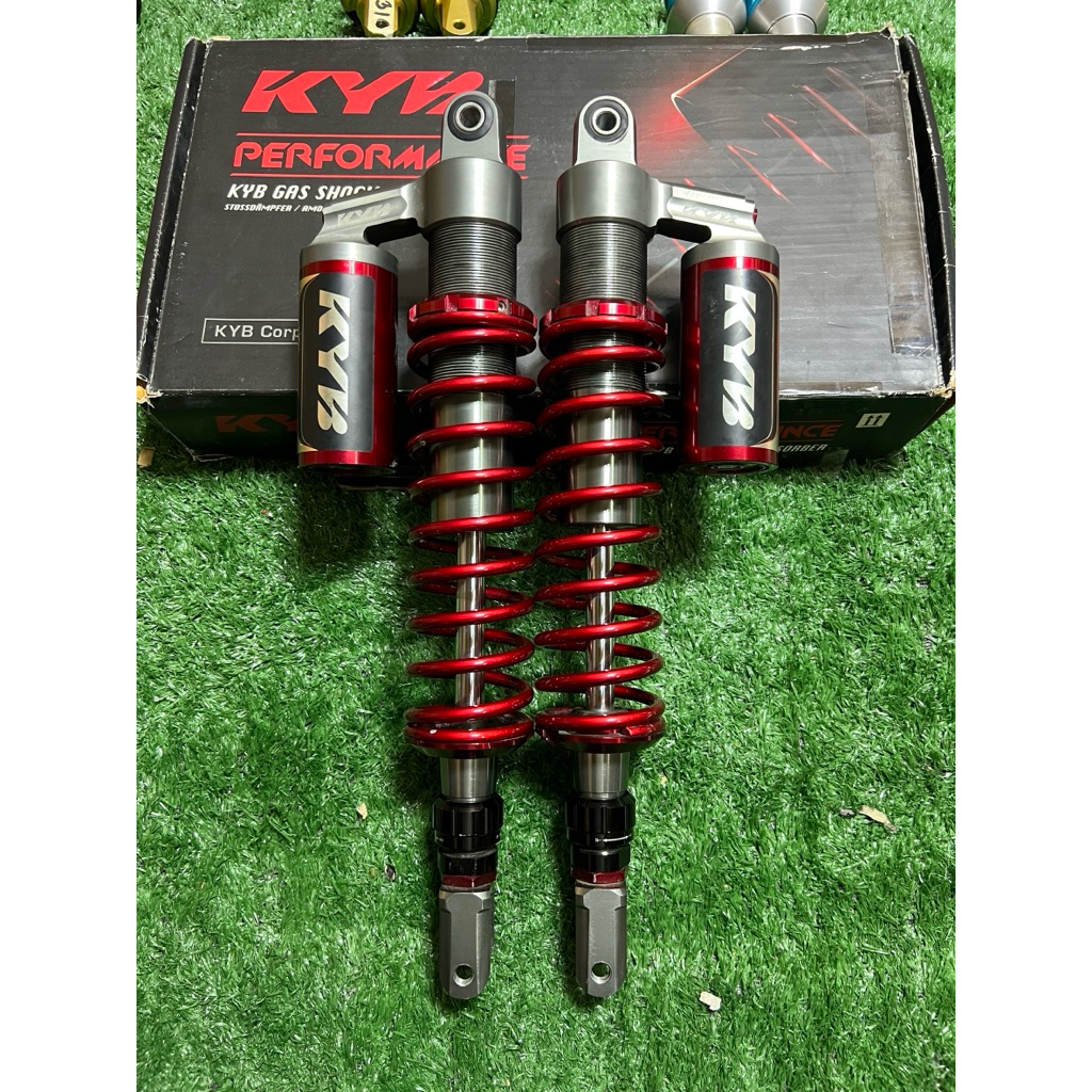 มือ2 กล่องครบ KYB รุ่น K-Elite สูง430 ตัวท๊อป ใส่Forza300-350 ทุกปี สภาพสวย SET ใหม่ทั้งระบบ ...