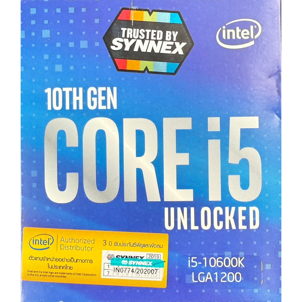 CPU (ซีพียู) INTEL CORE I5-10600K 4.1 GHz (SOCKET LGA 1200) มือสอง (ระบบระบายความร้อนไม่รวมอยู่ ...