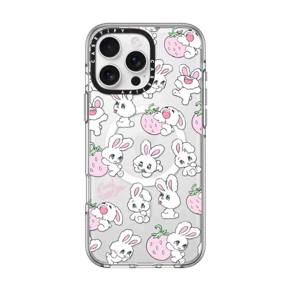 [พร้อมส่ง] CASETiFY | Strawberry Mix [foxy illustrations] | Shopee Thailand