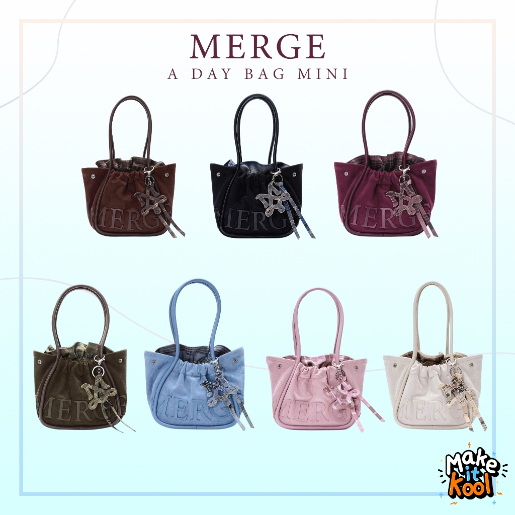 [พร้อมส่ง] กระเป๋า Merge A Day Bag Mini / Medium ของแท้ | Shopee Thailand