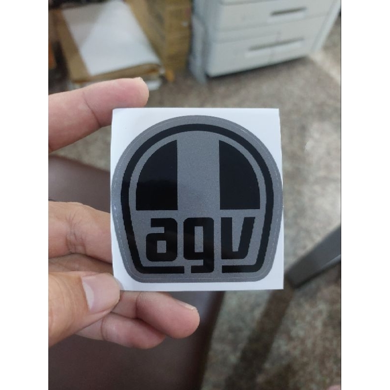 sticker AGV เทา พิเศษ ตามสั่ง | Shopee Thailand