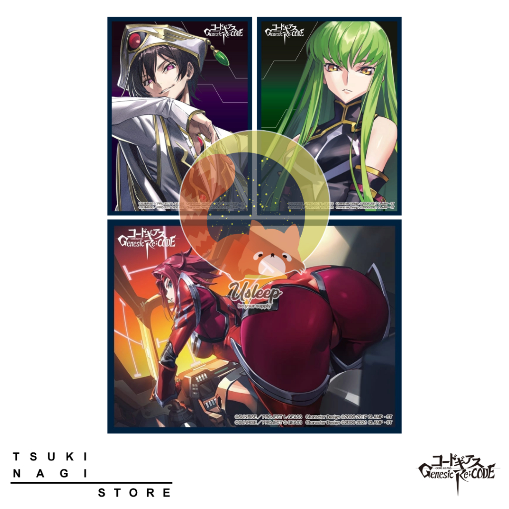 Matte Sleeve Collection Code Geass Genesic Re;CODE : Lelouch, C.C., Kallen | Shopee Thailand