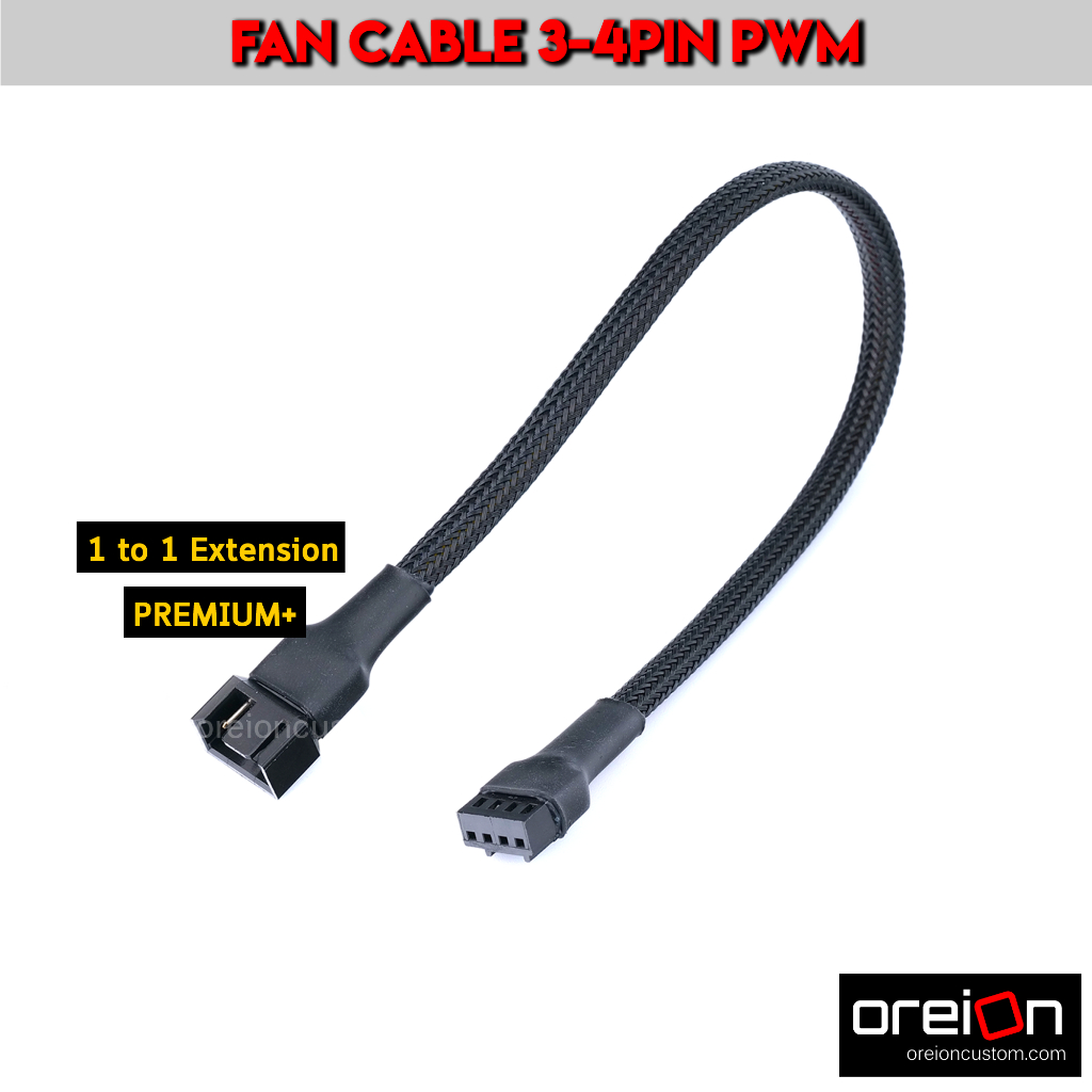 สาย Y พัดลม 4Pin 3Pin PWM Y Fan Female To 4Pin Male x3 x4 PWM สายพัดลม ...