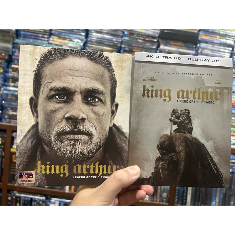 4k ultra hd + blu-ray 3d แผ่นแท้ เรื่อง king arthur : Steelbook เสียง ...