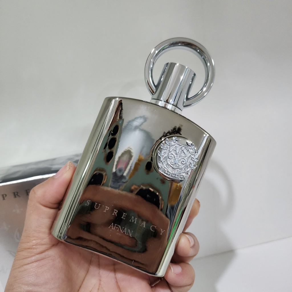 Afnan Supremacy Silver Perfumes for men โคลนนิ่งกลิ่น Creed Aventus มา ...
