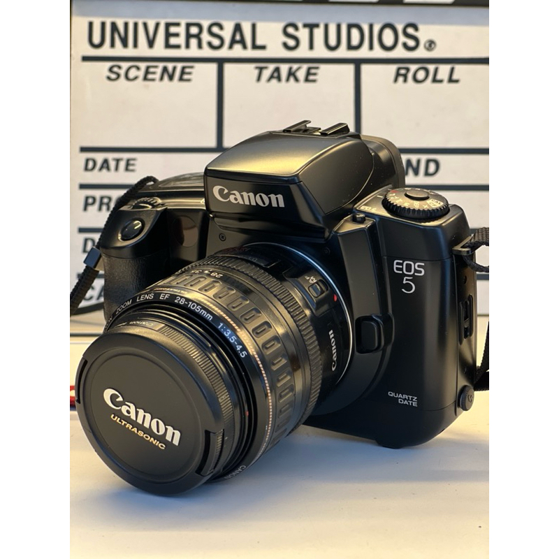 กล้องฟิล์ม SLR Canon eos 5 Body + Lens canon EF 28-105mm. f/3.5-4.5 ...