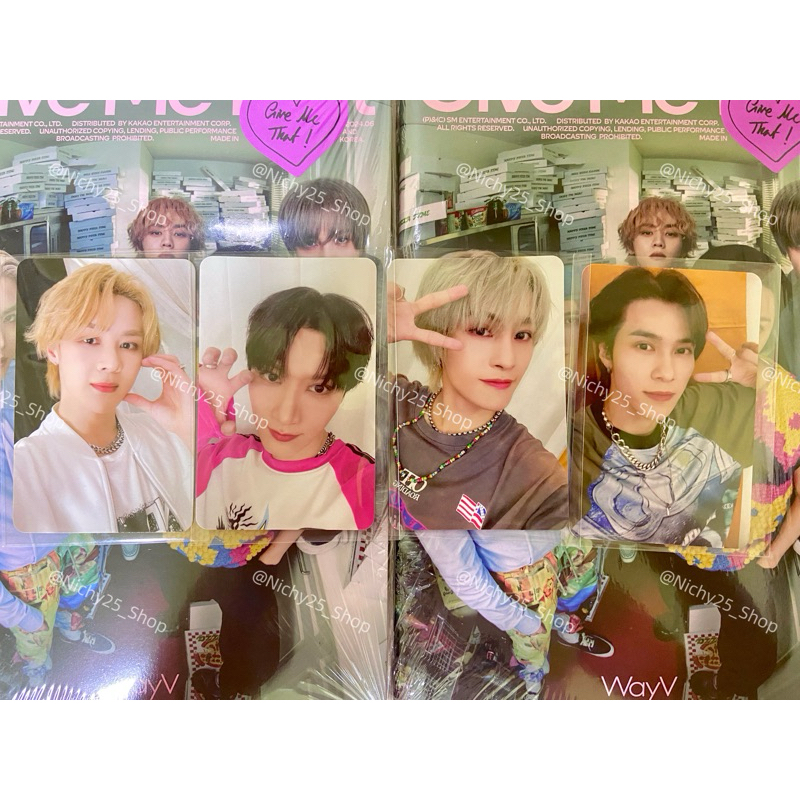 [WayV- Give Me That Fansign Event] Benefit Photo Cards | การ์ด WayV ...