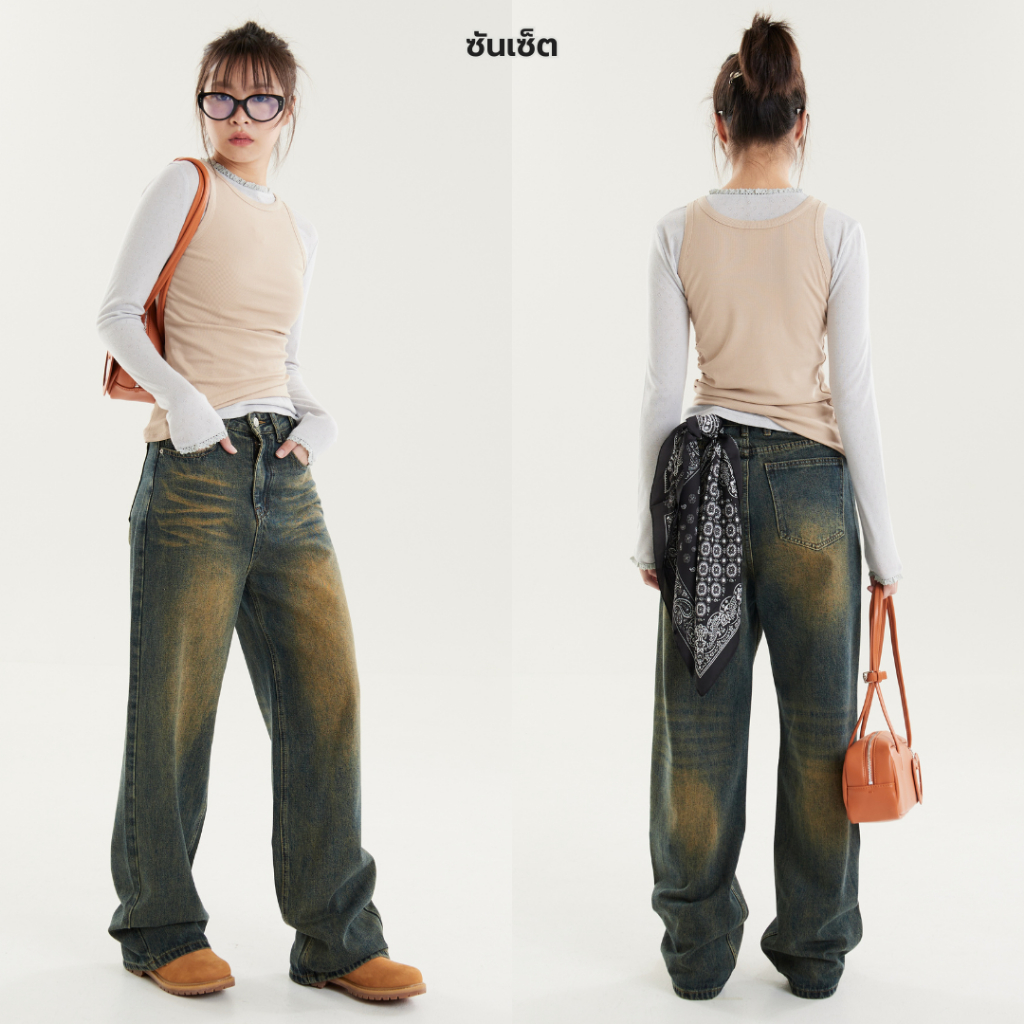 Bemingjeans003(XS-4XL) - Beming Straight Cut Jeans ขากระบอกกลางทรงตรง ...