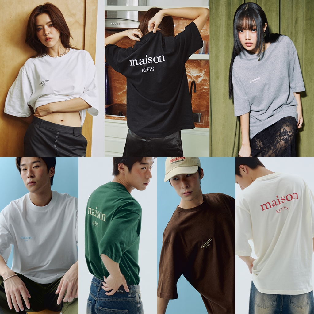 maison KEEPS | Original Oversized Tee | Unisex | เสื้อยืด ทรง oversized ...