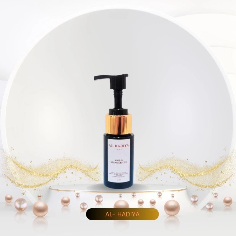 เจลอาบน้ำ ทำความสะอาดผิวกาย ผิวเนียนนุ่ม สำหรับฮัจย์และอุมเราะห์ AL-HADIYA Gold Shower Gel 30ml ...