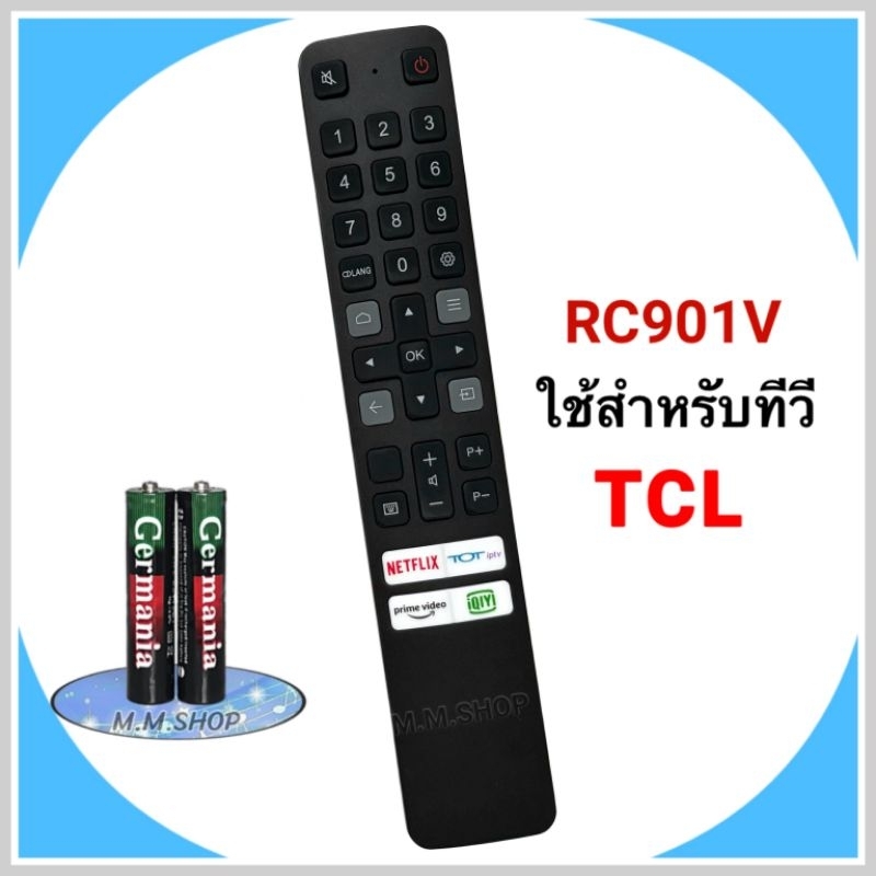 รีโมททีวี LCD/LED Smart TV ยี่ห้อ TCL รุ่น RC901V | Shopee Thailand