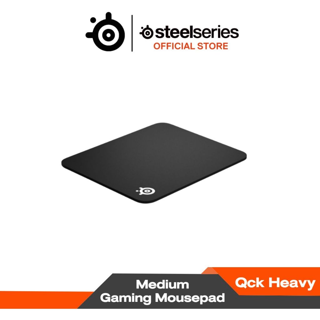 SteelSeries QcK Heavy Gaming Mousepad แผ่นรองเม้าส์ แบบ Control รุ่นหนาพิเศษ ผ้า Micro-woven ...
