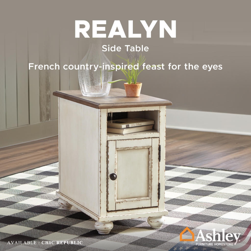 Ashley โต๊ะข้าง รุ่น REALYN 35 Side Table | Shopee Thailand