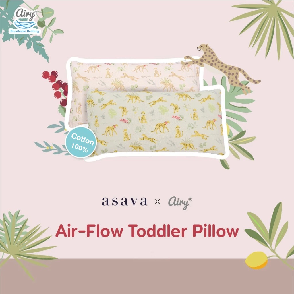 AIry x Asava หมอนระบายอากาศสำหรับเด็ก (1y+) ขนาด 30x60x8 cm. | Shopee ...