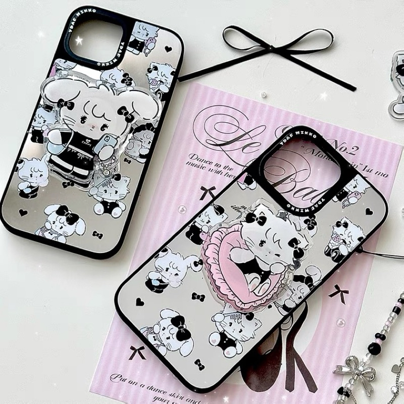 [ พร้อมส่ง 💕] Mikko 💗🖤 เคสไอโฟน iPhone Case ลายใหม่ มีสายห้อย Griptok ...