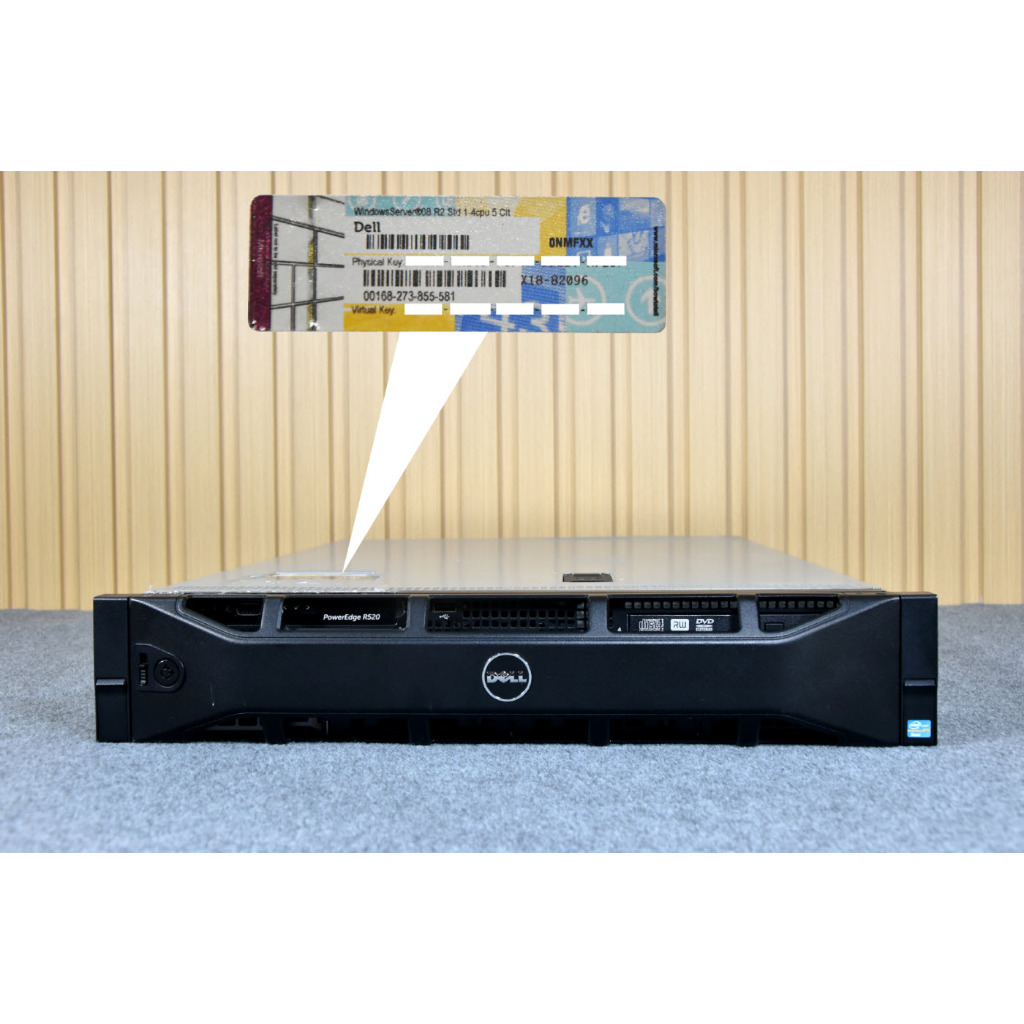 Dell PowerEdge R520 มือสอง 2xE5-2450 8C/16T RAM32GB HDD2x3TB รับประกัน ...