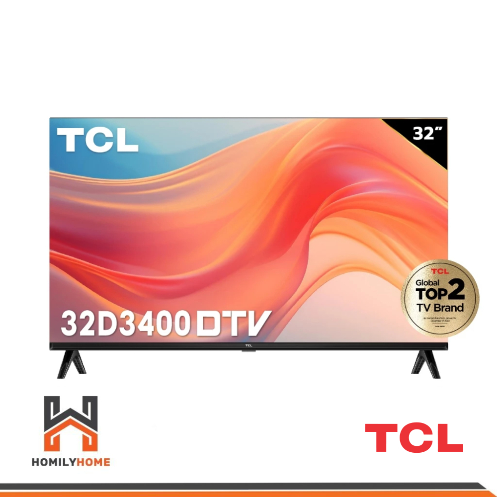 TCL ทีวี รุ่น 32D3400 ขนาด 32 นิ้ว LED HD 720P ดิจิตอลทีวี TV | Shopee Thailand