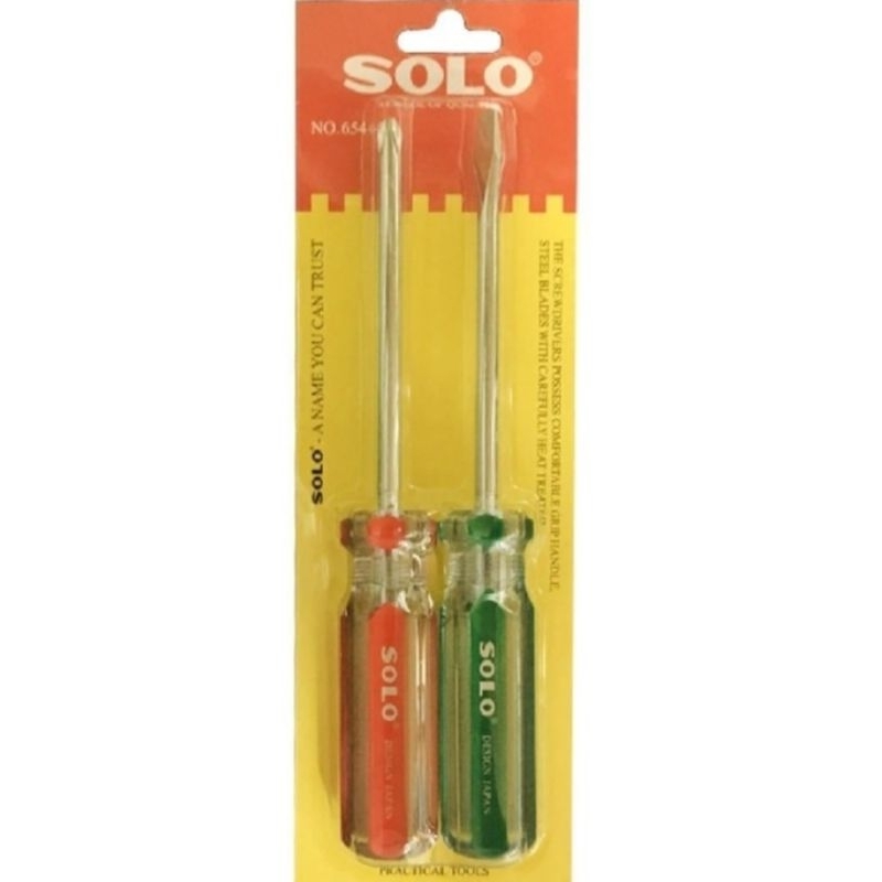 SOLOชุดไขควง SOLO No.654 4 นิ้ว แพ็ค 2 ชิ้น SKU: 144740 | Shopee Thailand