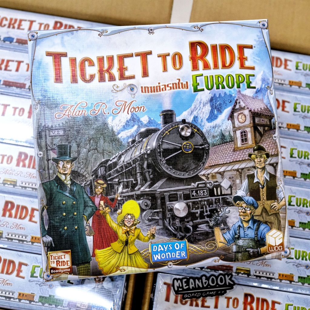 Ticket to Ride Europe เกมต่อรถไฟยุโรป Board Game (ภาษาไทย) [C2 ...