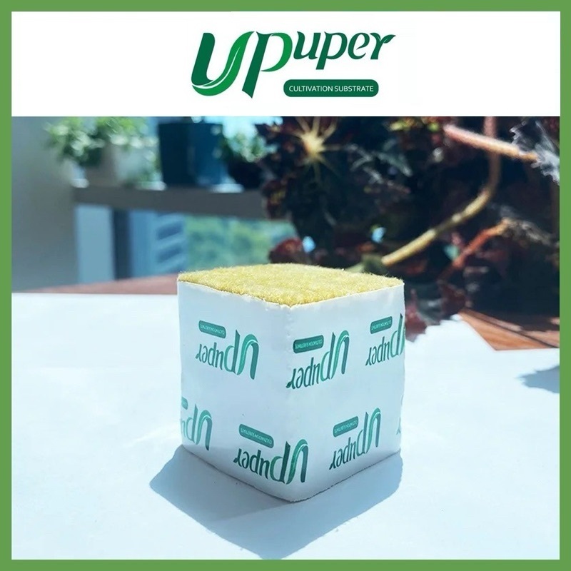 ร็อควูล Rockwool Cubes UPuper Rock wool ร็อควูลก้อน ขนาด 4x4x4 cm วัสดุ ...