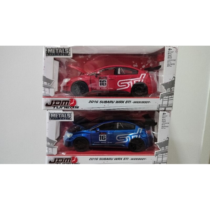 โมเดลรถเหล็ก JADA 1:24 JDM 2016 SUBARU WRX STI WIDEBODY สินค้าใหม่ทุก ...