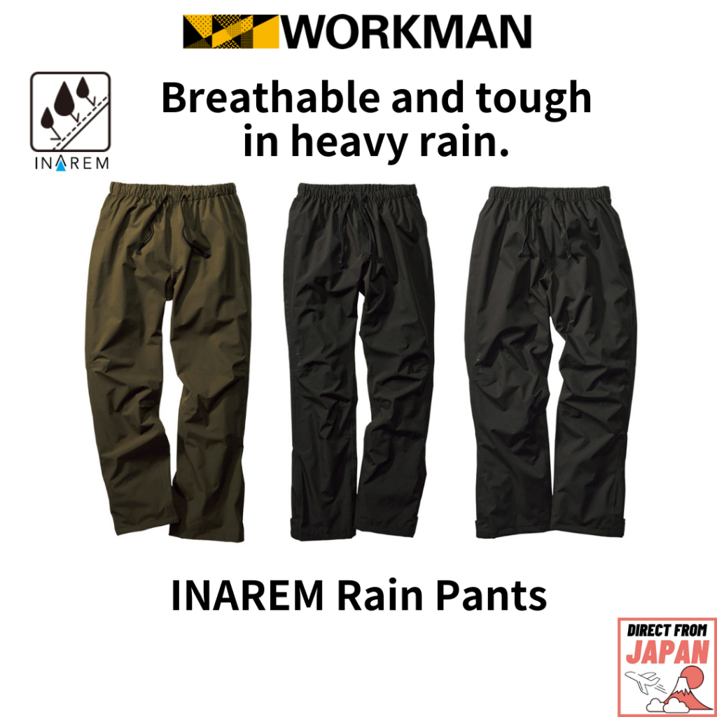 Workman INAREM Rain Pants【direct from Japan】 | Shopee Thailand