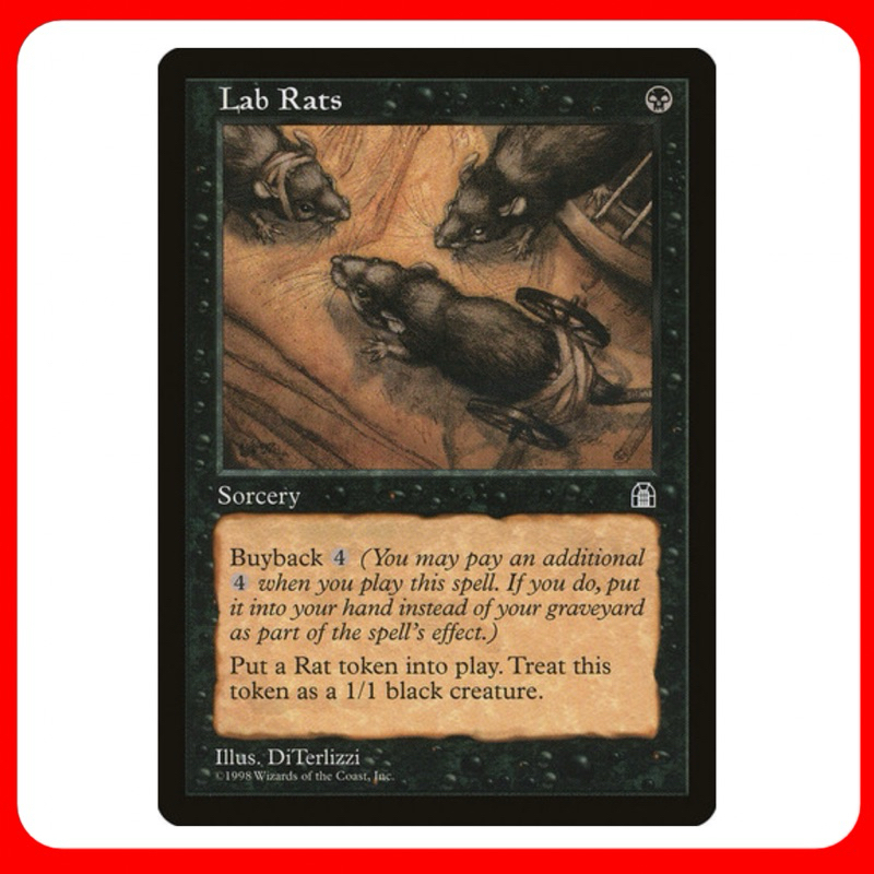 [MTG] Lab Rats [ST] [BLACK] [COMMON] [NORMAL] [ENG] (การ์ดเมจิค / Magic ...