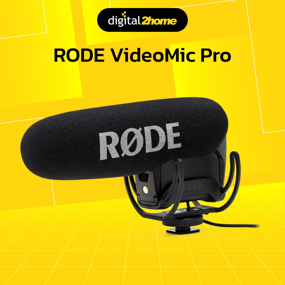 RODE VideoMic Pro Directional On-camera Microphone ไมค์ติดหัวกล้อง ...