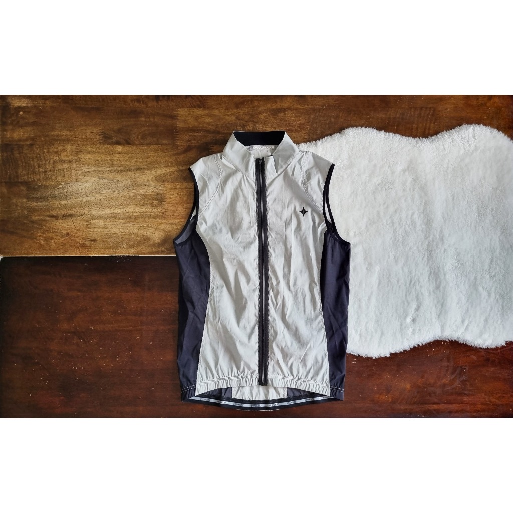 i.am.wai - Specialized grey vest เสื้อกั๊กใส่ขี่จักรยาน สีเทา ผ้าไนล่อน ...