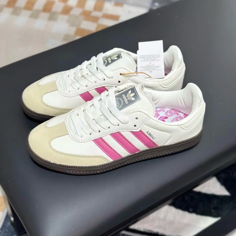 (สินค้าพร้อมส่ง) Adidas Samba OG IG1962 สีชมพู ของแท้ 100% | Shopee ...