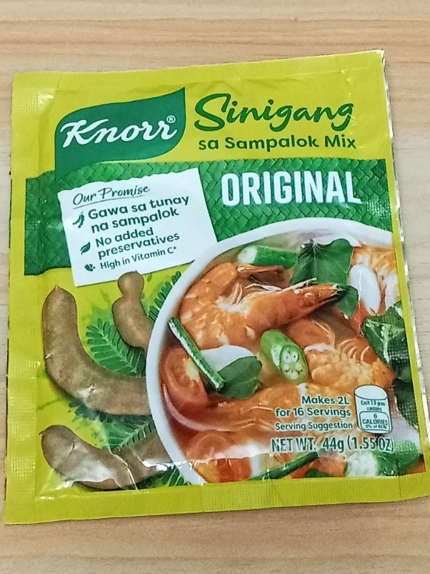 Knorr Sinigang sa Sampalok Mix -ORIGINAL- 44G | Shopee Thailand