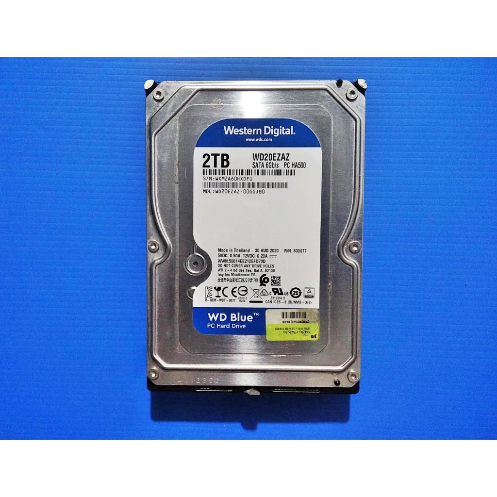 HDD 2TB 3.5" SATA-3 64 MB 5400 -7200 RPM ( คละรุ่น) สินค้ามือสองรับ ...