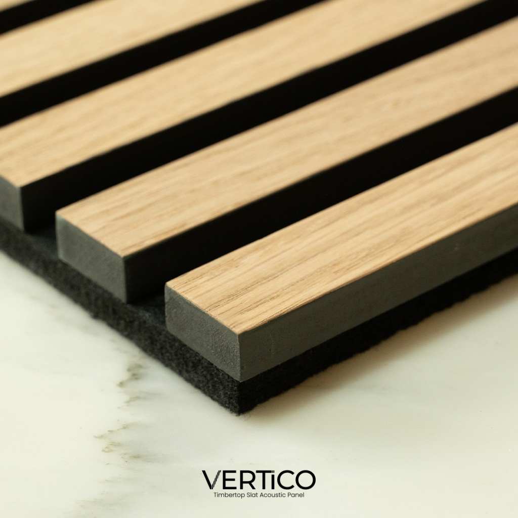 VERTiCO Timbertop Slat Acoustic Panel ไม้ระแนงอะคูสติก (ใช้เวลาจัดเตรียม 1-2วัน) | Shopee Thailand