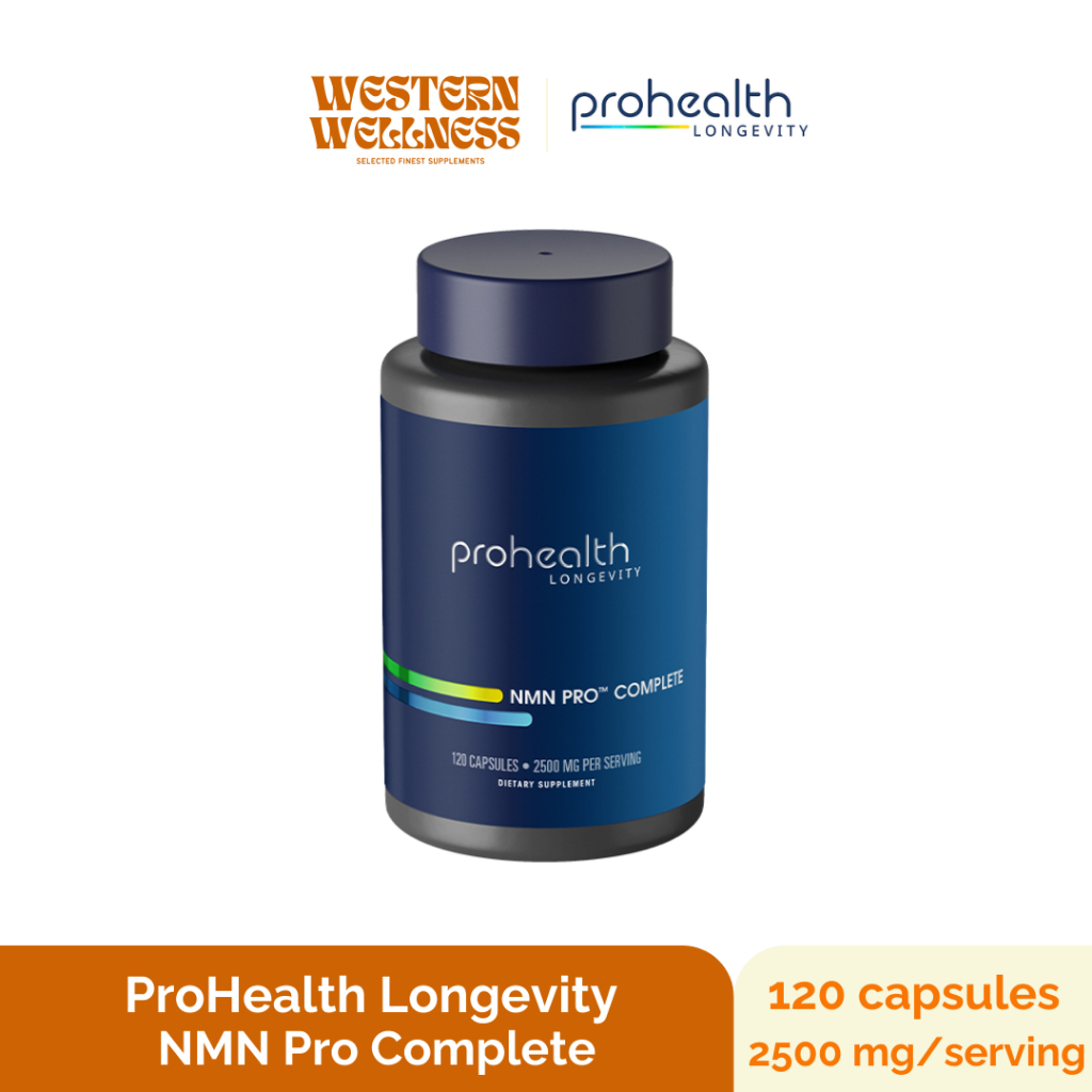 NMN Pro Complete - ProHealth Longevity (2500 mg/serving - 120 Capsules) เอ็นเอ็มเอ็น โปร คอมพลีท ...