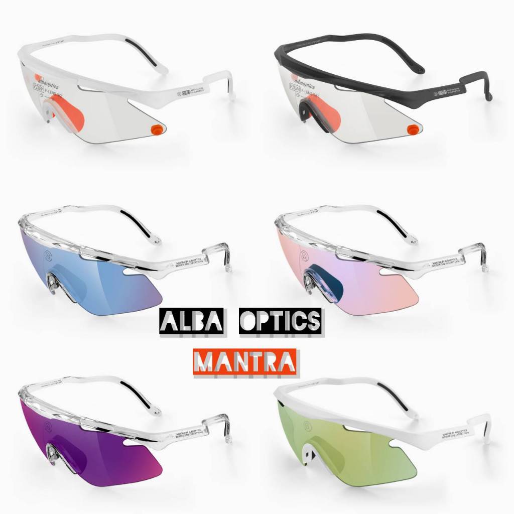 แว่นปั่นจักรยาน ALBA OPTICS ของแท้ รุ่น MANTRA // Mantra Ultra III ...