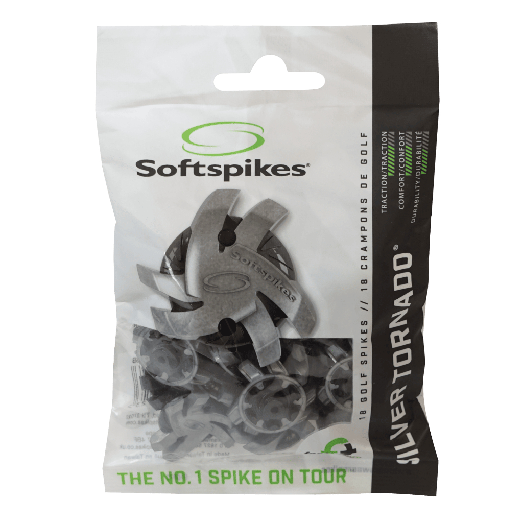 Spike Softspikes Tornado Golf Tour Lock Cleats, Silver ดำ-เทา(18ct ...