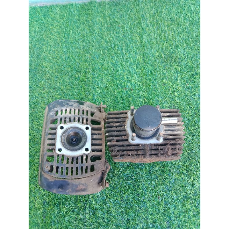 ฝาสูบ เสื้อสูบ Yamaha Bell r (หน้าใหญ่) แท้ถอดรถมือสอง กรุณาอ่านก่อนกด ...